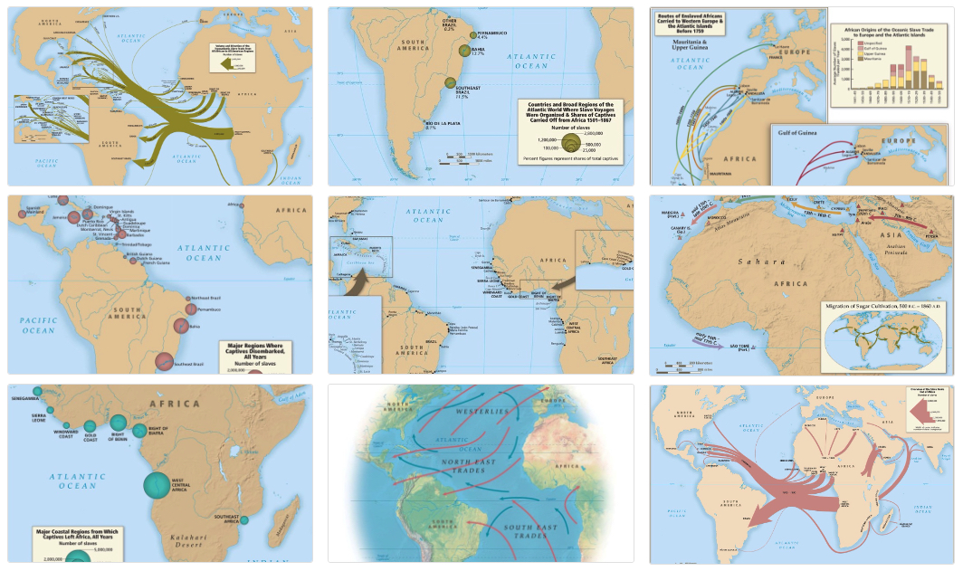 Atlantic Slave Trade Map